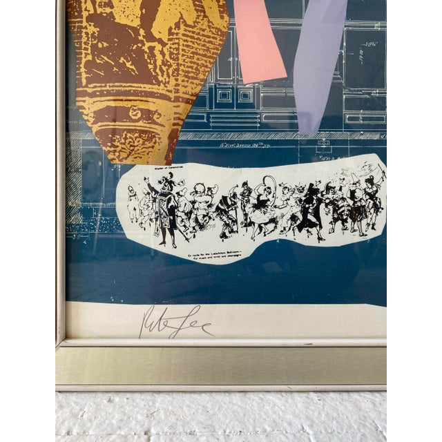 1980s Large Scale Puck Building Grand Ball Commemorative Silkscreen ...