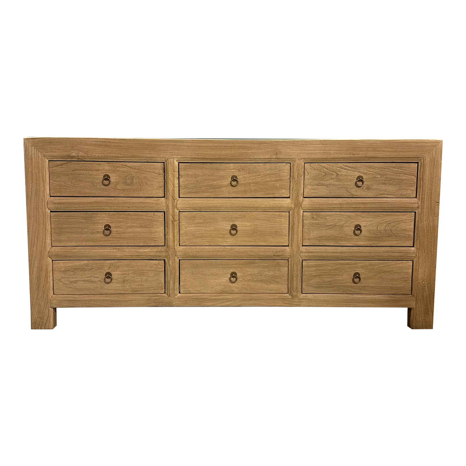 9 Drawer Natural Dresser | Chairish