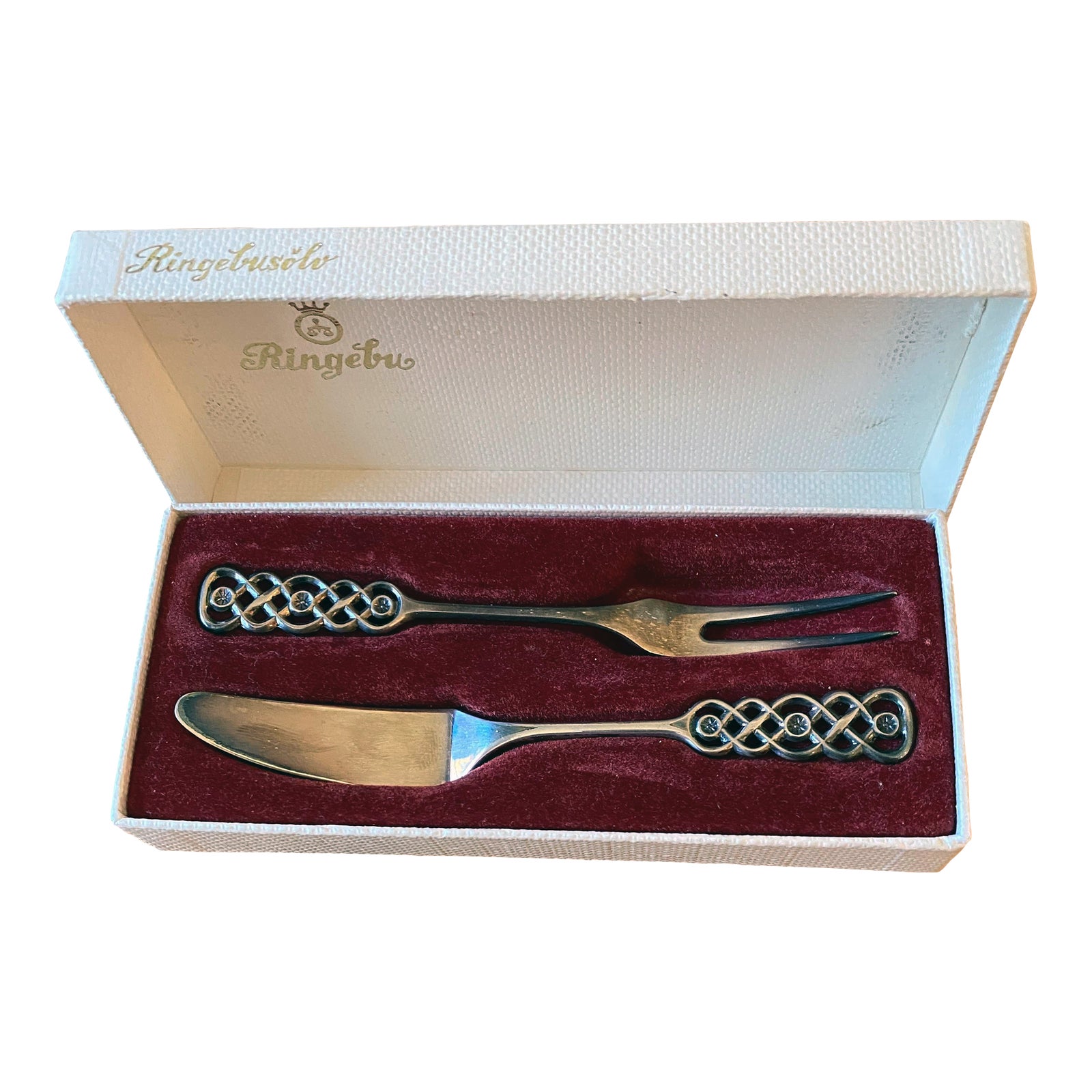 Mid 20th Century Ringebu by David Andersen Norwegian 830s Silver ...