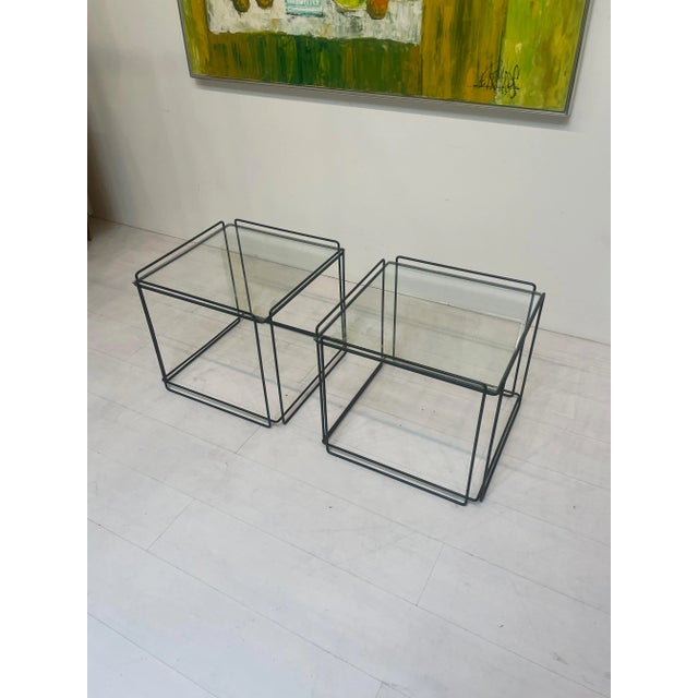 1970s Mid Century Minimalism Isocele Side Tables From Max Sauze Studio ...