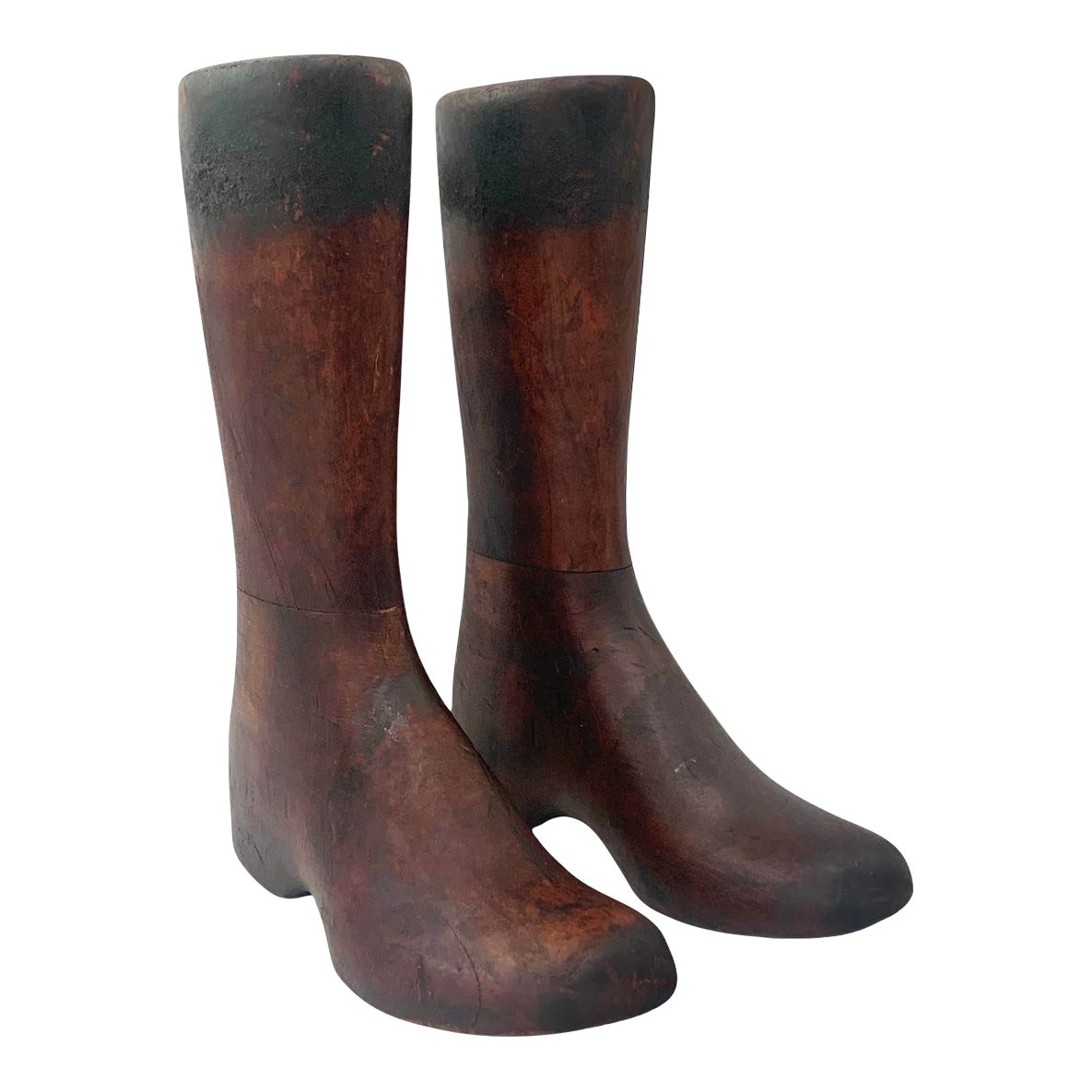 19th Century Wooden Child's Boot Lasts- a Pair | Chairish