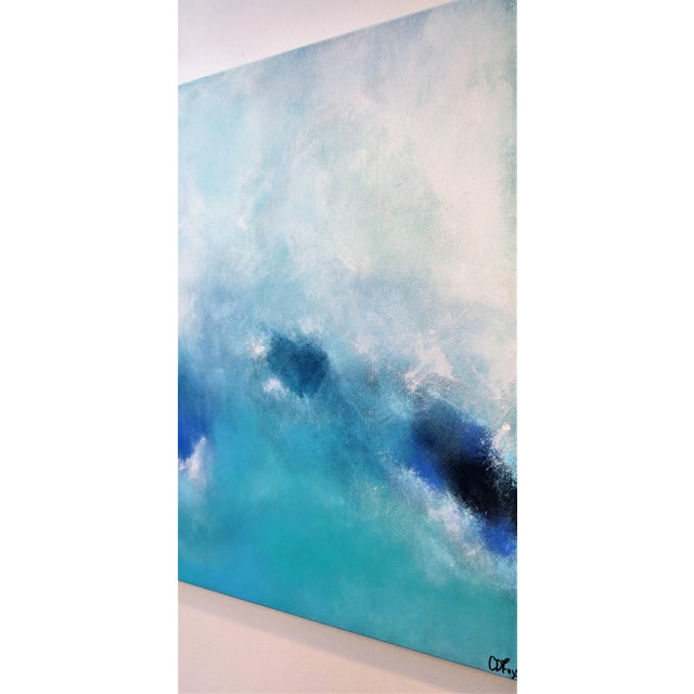 Abstract Oil & Acrylic on Canvas by C. Damien Fox 2022. | Chairish