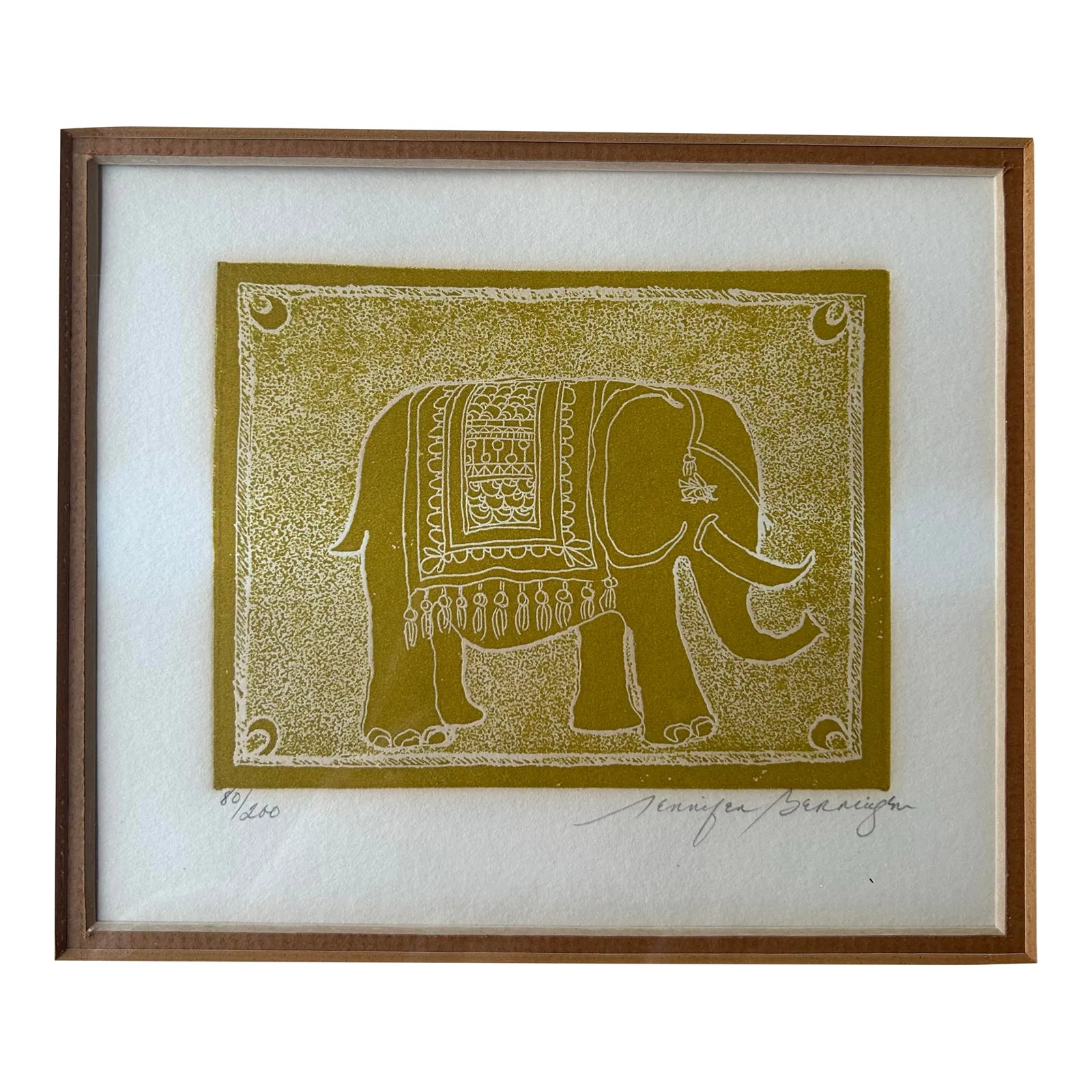 1970s Original Etching: “Elephant” | Chairish