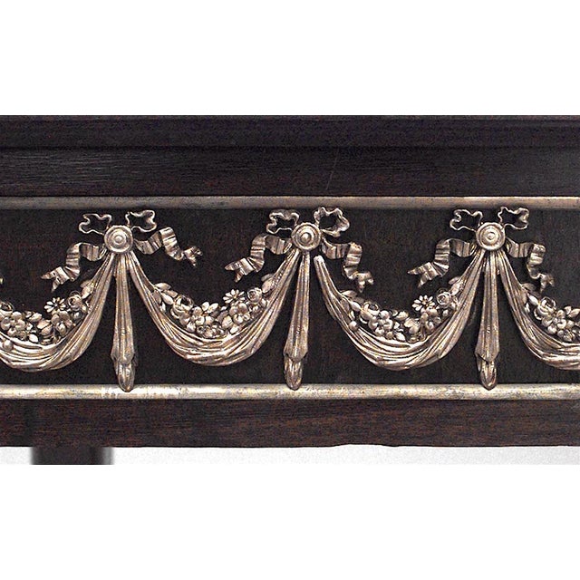 French Louis XVI Style Mahogany Cupid Center Table with Marble Top ...