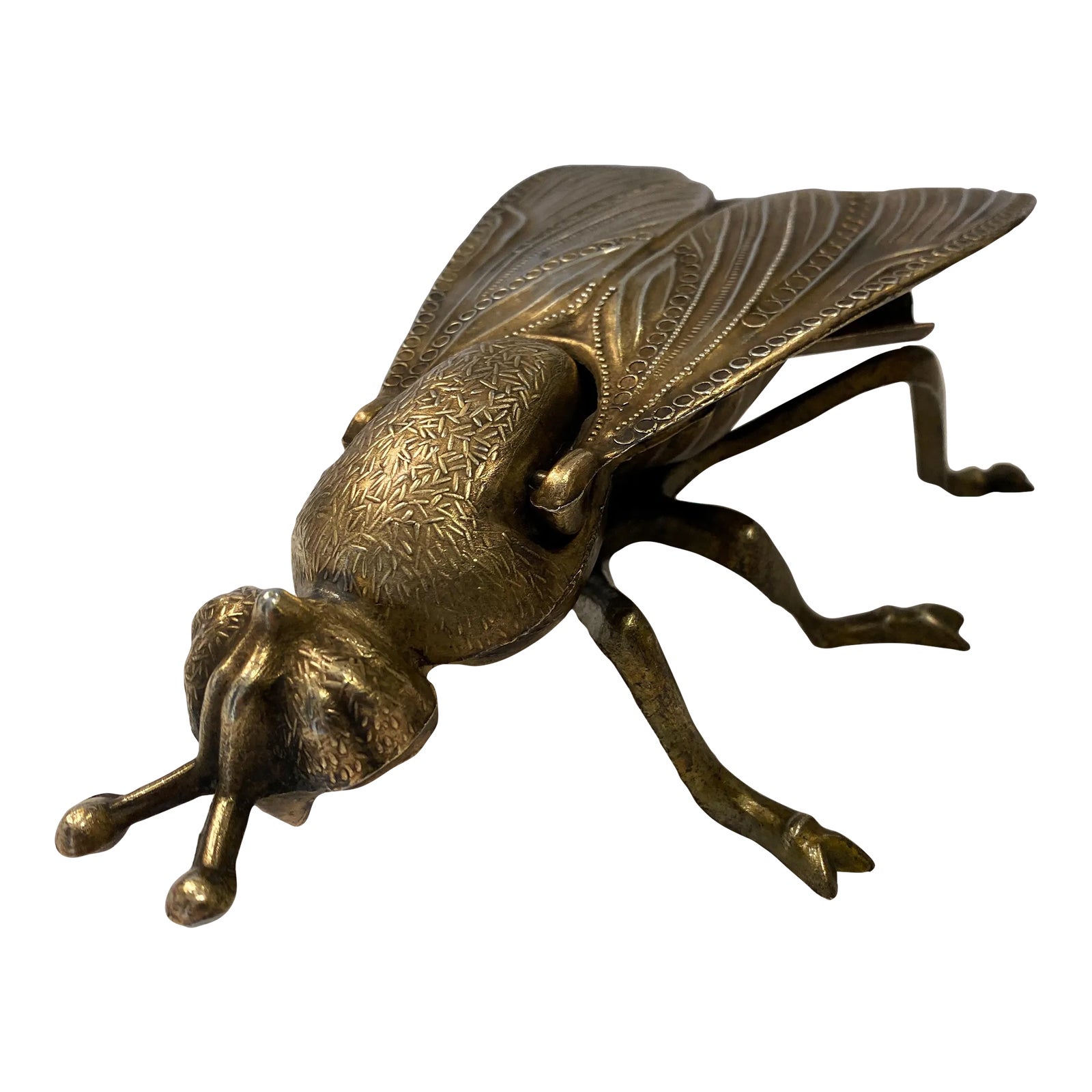 1960’s Brass Fly Ashtray | Chairish