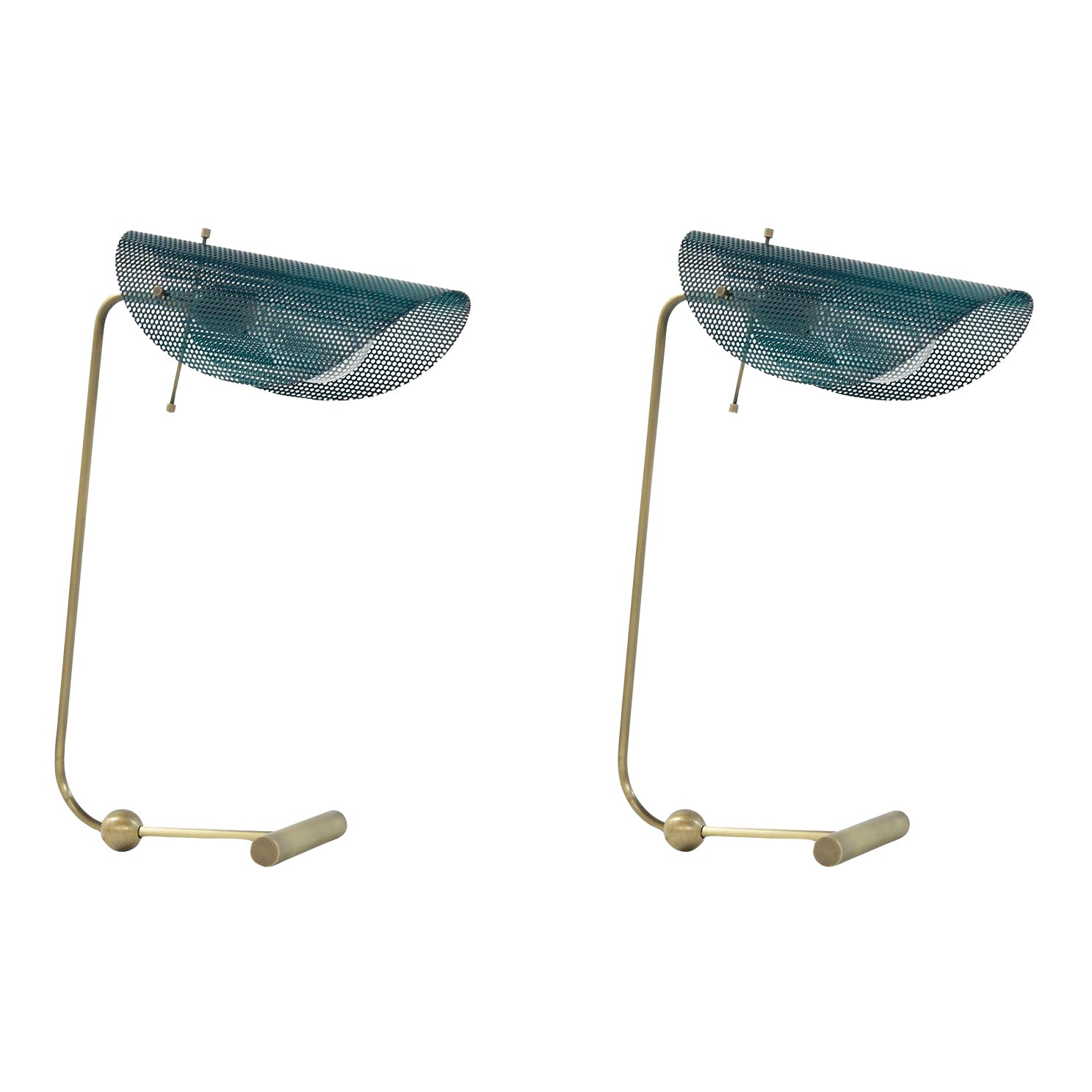 Tulle Table Lamps by Blueprint Lighting - a Pair | Chairish