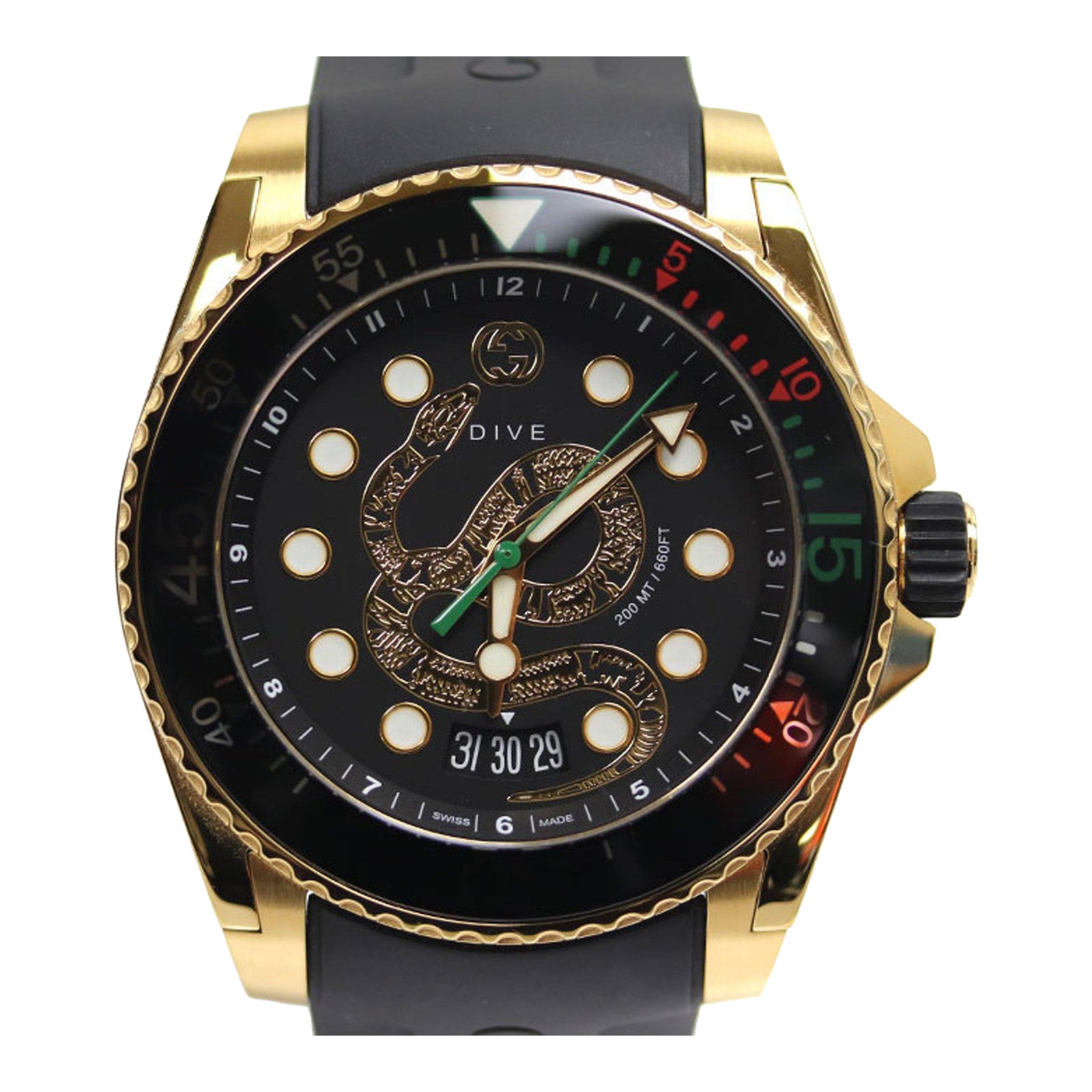 Gucci Dive Watch Battery Operated Ya136219 136.2 Men's | Chairish