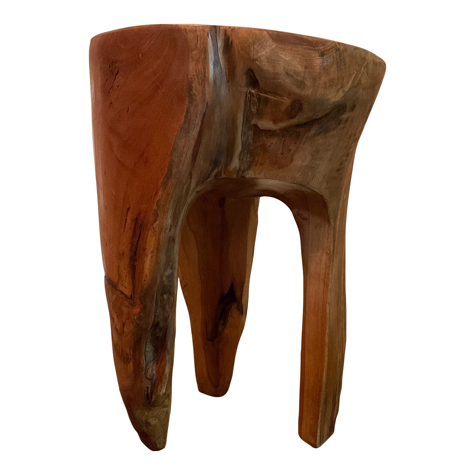Teak Root Side Table | Chairish