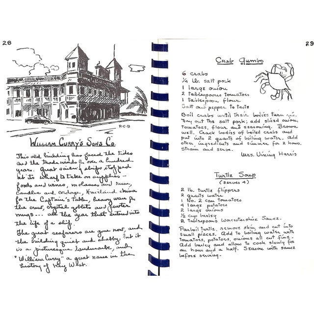 "Key West Cook Book" 1949 the Members of the Key West Woman's Club ...