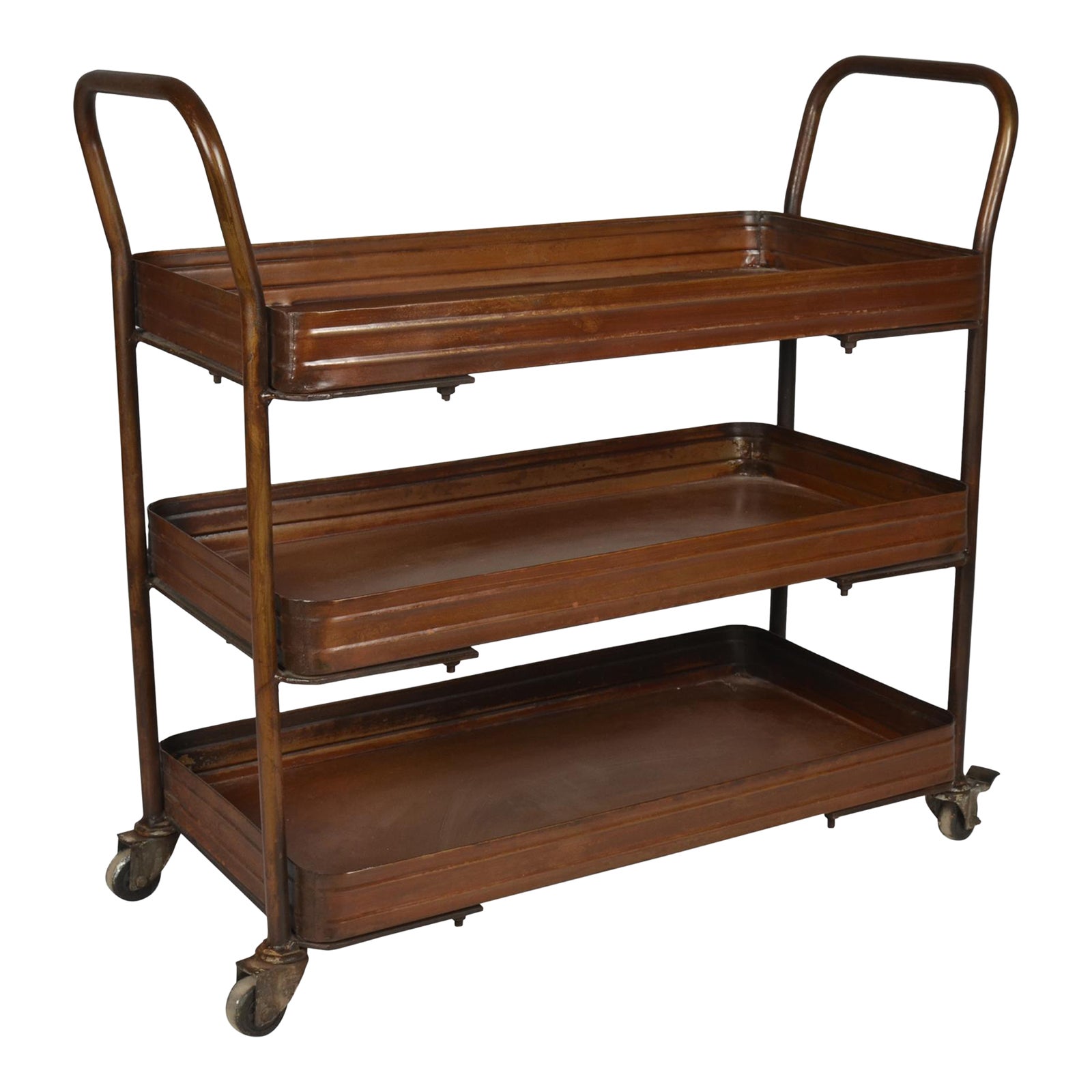 Late 20th Century Cadence Rustic Kitchen Cart | Chairish