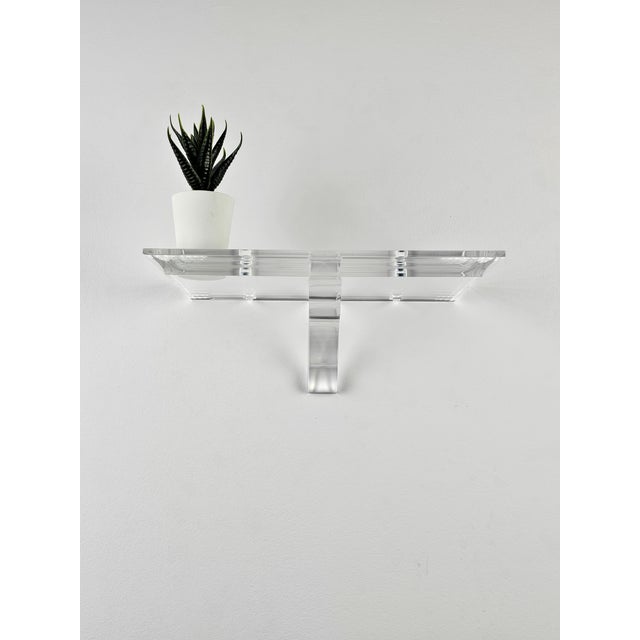 "Freedom" Acrylic Wall Shelf | Chairish