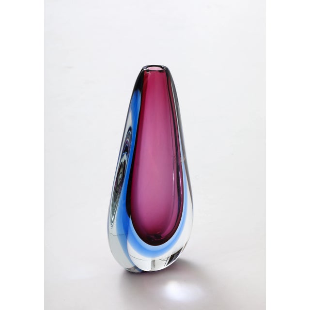 1970's Oball Murano Teardrop Vase | Chairish