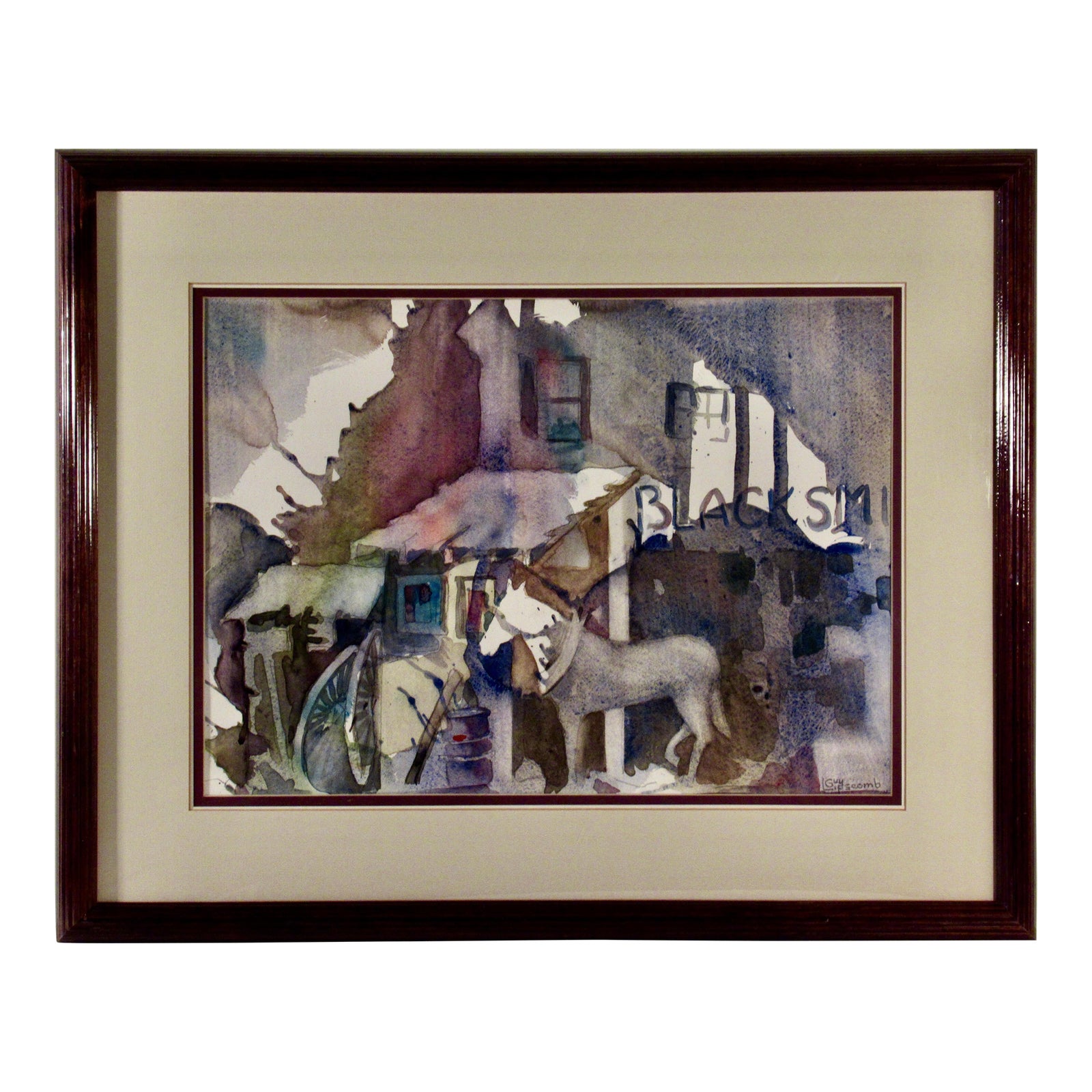 Guy Lipscomb The Blacksmith House C. 1965 Drawings | Chairish
