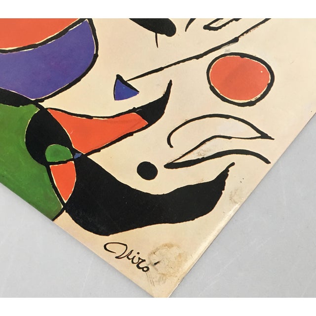 Joan Miró 1970s Vinyl Record Album Art | Chairish