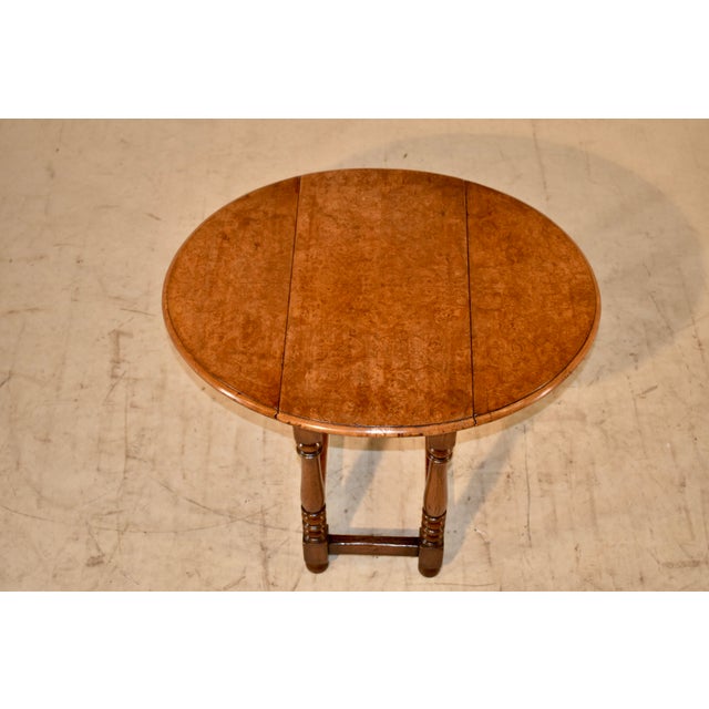 Late 19th Century Drop Leaf Side Table | Chairish