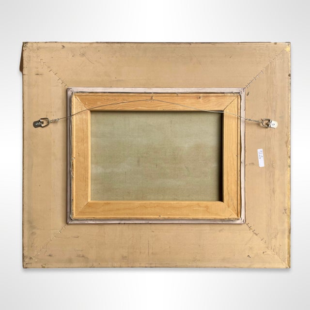 L. Mayer Landscape Oil Painting, Signed & Framed Original Vintage Art ...