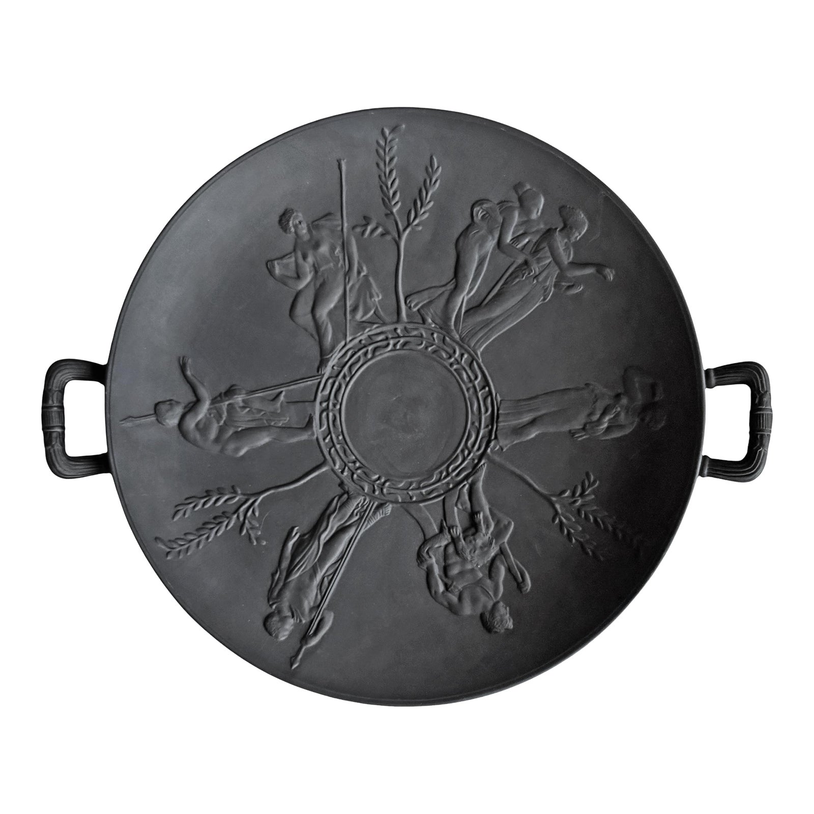 Mid-20th Century Italian Basalt Tazza | Chairish