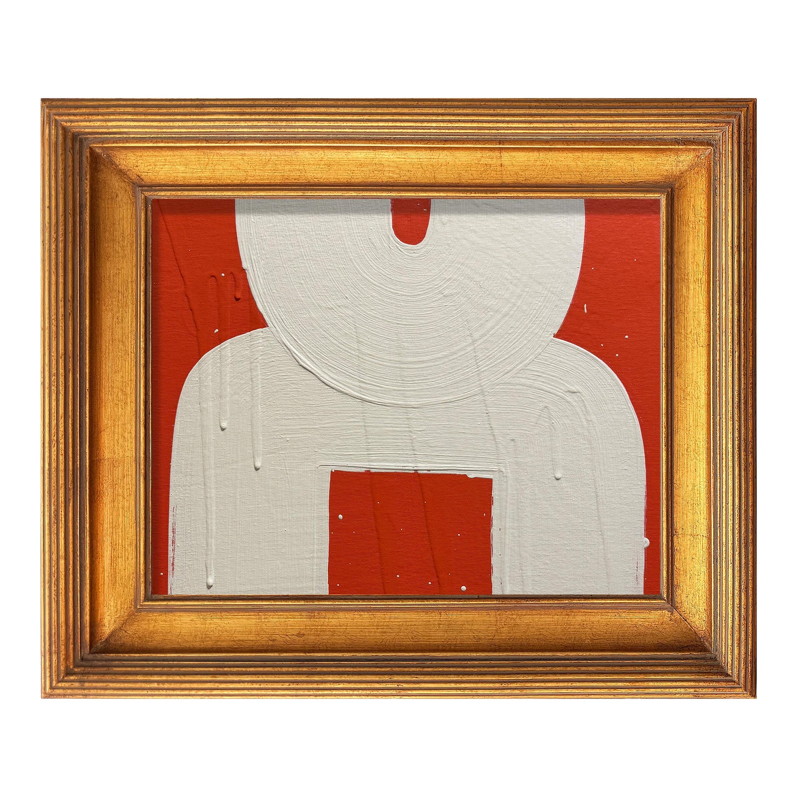 Abstract Painting by Ron Giusti Titled "Mini Artifact Kokeshi Doll Head ...