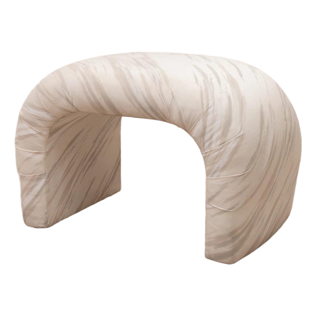 Mid 20th Century Styled After Karl Springer Bench | Chairish