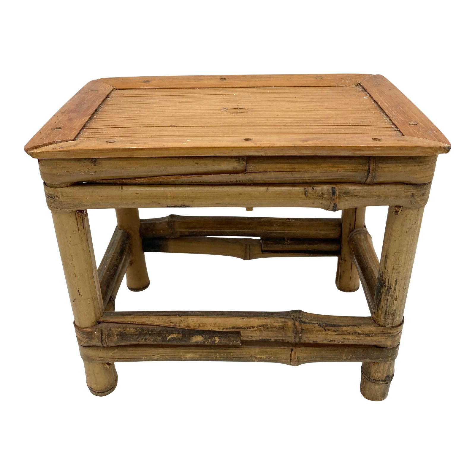 Vintage Bamboo Plant Stand or Riser | Chairish