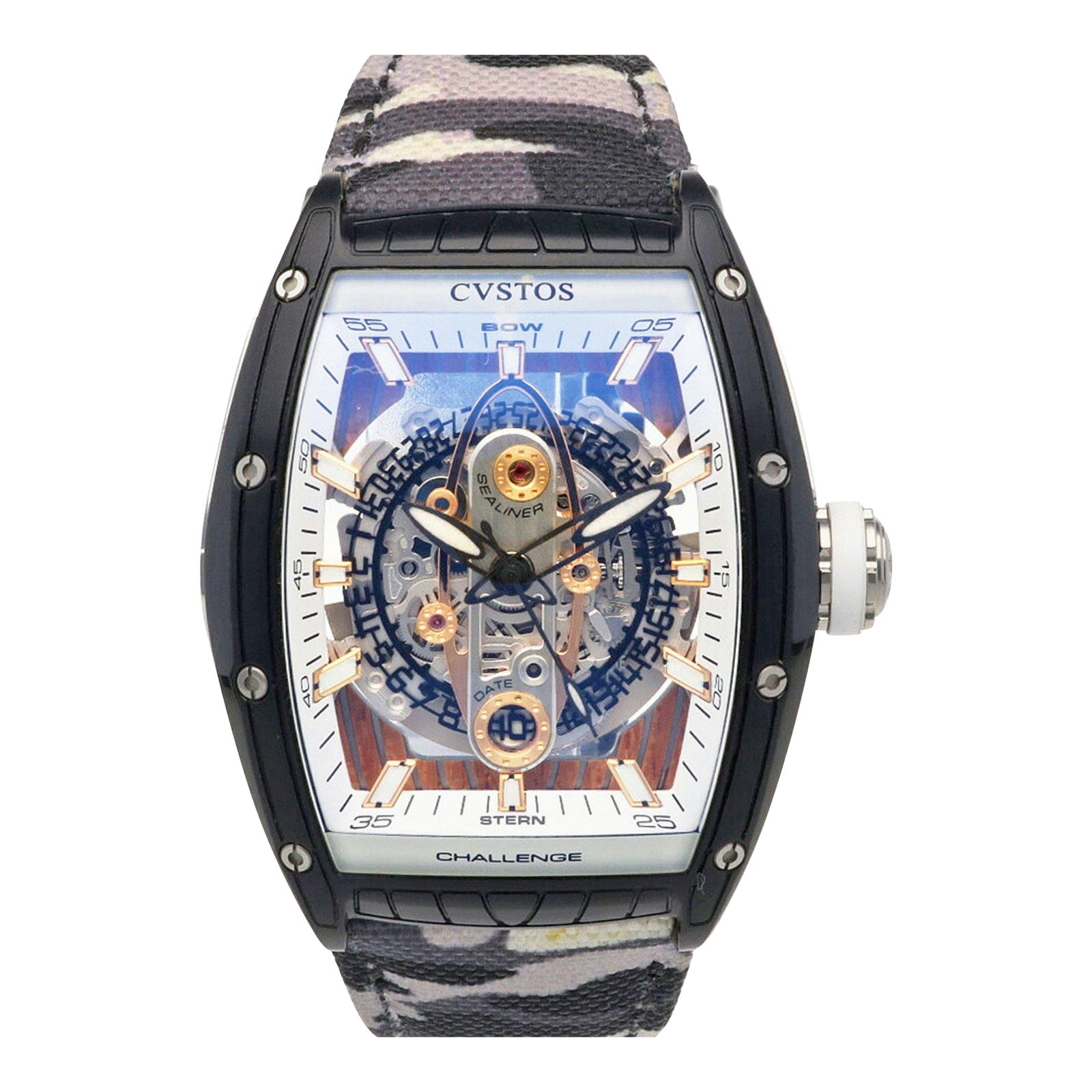 Cvstoscustos Challenge Iner Watch Stainless Steel Cvt-Sea2-Kamine Bst ...