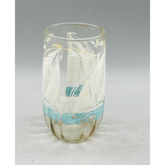 Mismatched Set Of 7 Vintage Sailing Themed Glasses Chairish