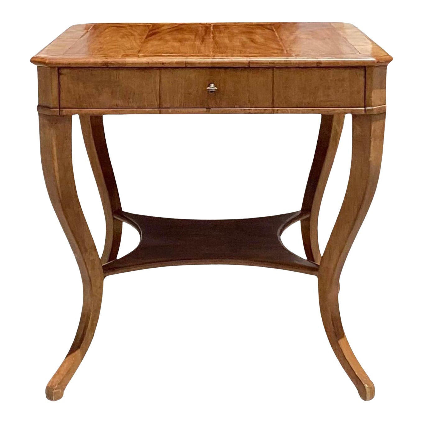 Gregorius Pineo Biedermeier Fruitwood End Side Table | Chairish