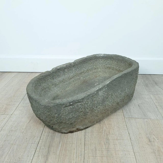 Granite Stone Large Japanese Water Trough, 18th/19th Century | Chairish