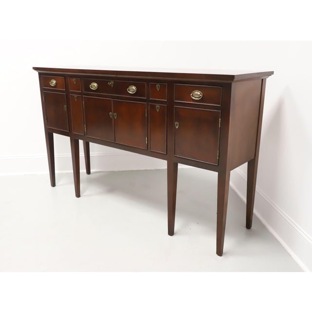 Craftique Solid Mahogany Georgian Huntboard Sideboard | Chairish