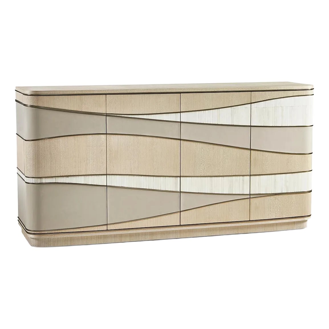 Contemporary Coastal Sideboard | Chairish