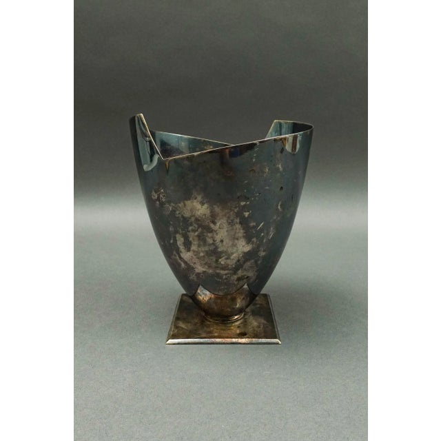 Late 20th Century Elsa Rady for Swid Powell Vintage Post Modern Silver ...