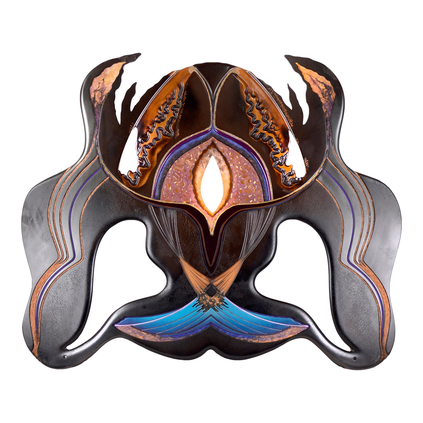 1980s Scarab Totem Abstract New Age Surreal Sculpture by Mickey Kane ...