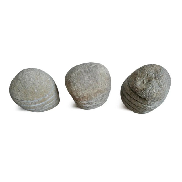 River Rock Garden Lantern Small | Chairish