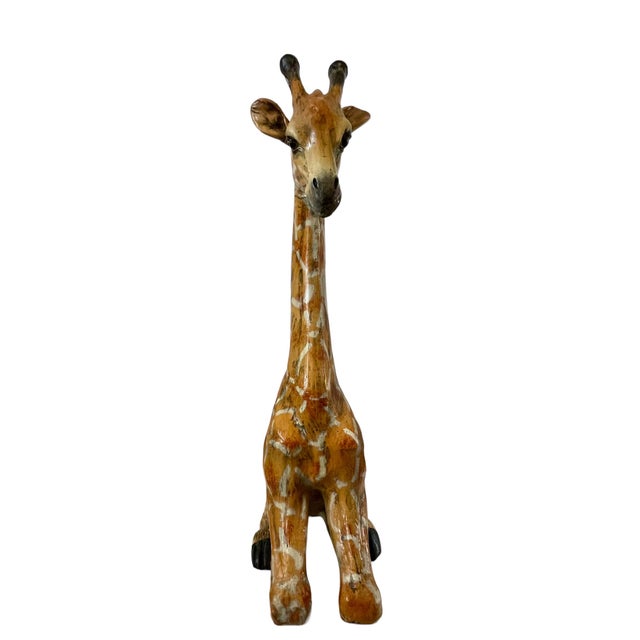 Incredible Large Vintage, Ceramic Giraffe Sculpture From the 1970s. 34 ...