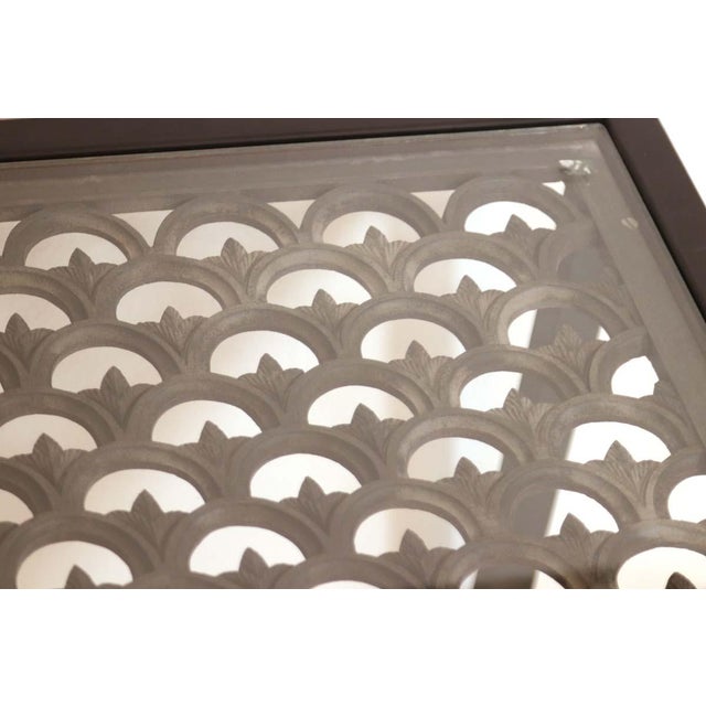 Repurposed Cast Iron Ventilation Grill Side Table | Chairish