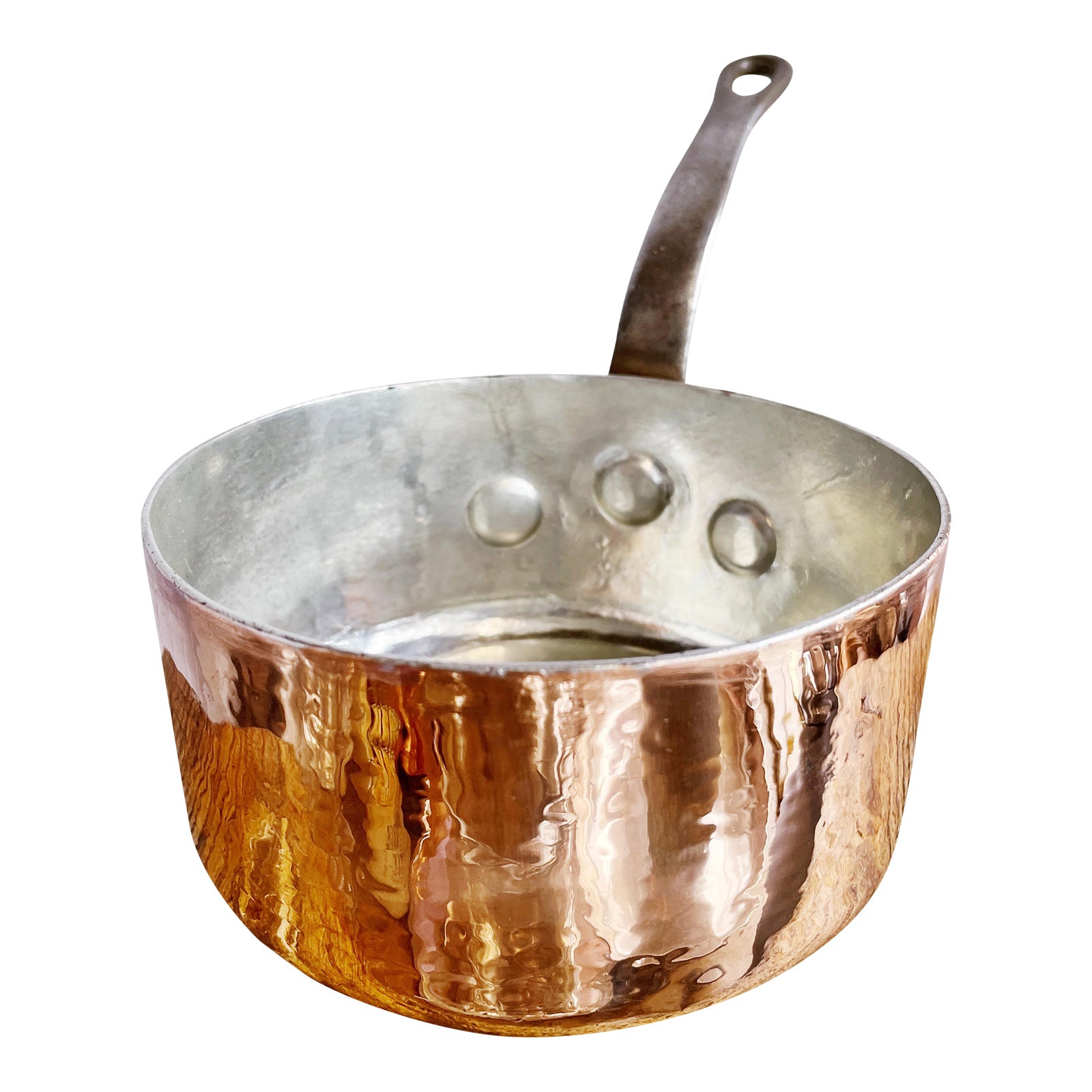 Antique French Copper Pot From Hotel Guillaume Le Conquérant | Chairish