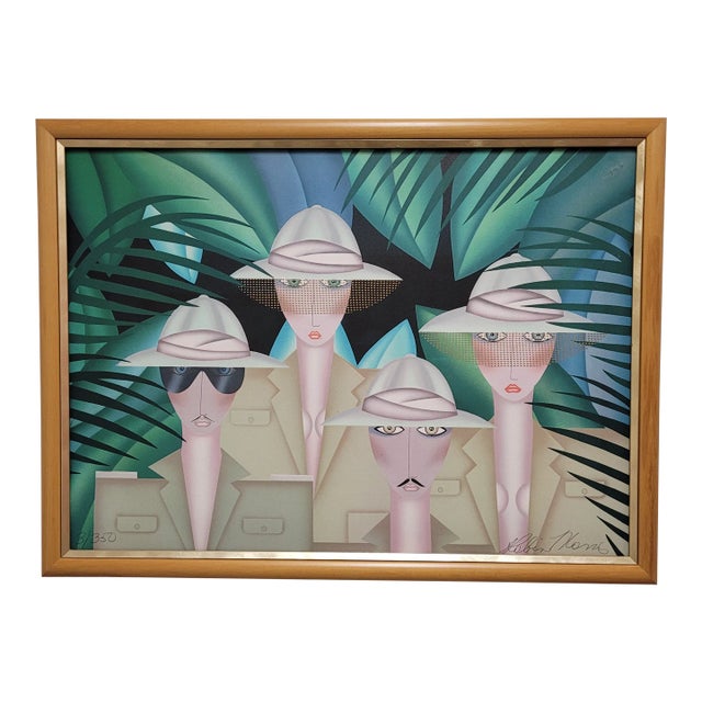 Original Robin Morris Lithograph Signed | Chairish