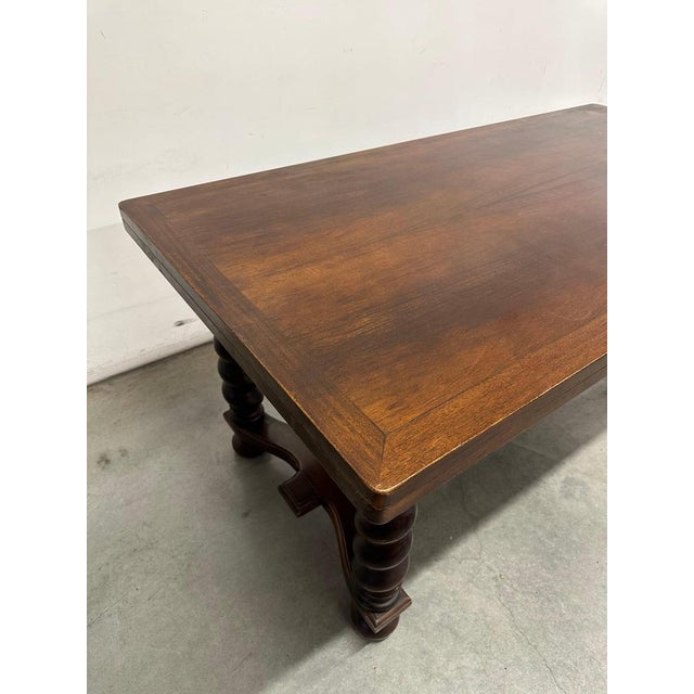 Vintage Walnut Farm Table | Chairish