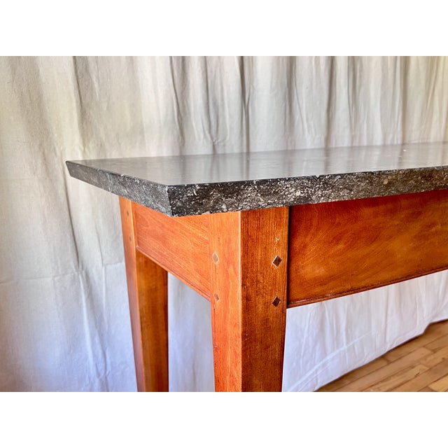 Shackleton Thomas Stone Top Console Table | Chairish