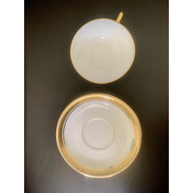 Late 19th Century Limoges Jean Pouyat China Cup & Saucer in ‘The Athena ...