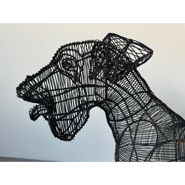 Vintage - Modern Lifesize Airedale Terrier Topiary Frame / Sculpture ...
