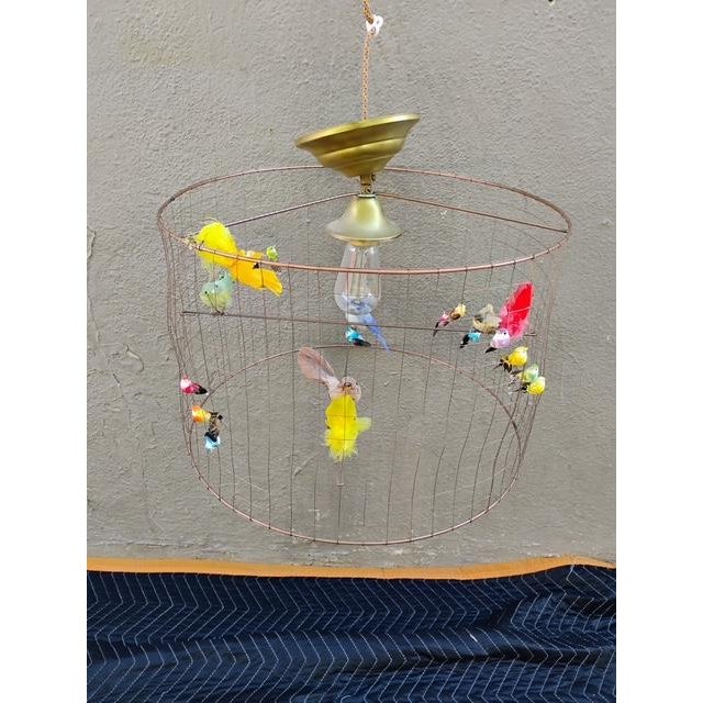 Small Voliere Pendant Light by Mathieu Challières | Chairish