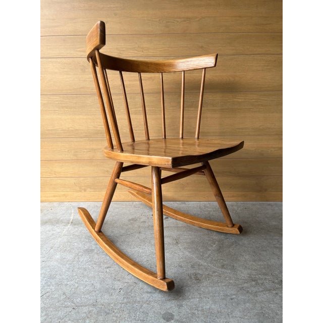 1950s Straight Back Rocking Chair Attributed to Nakashima for Knoll ...