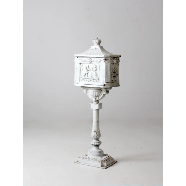 Antique Cast Iron Mailbox | Chairish