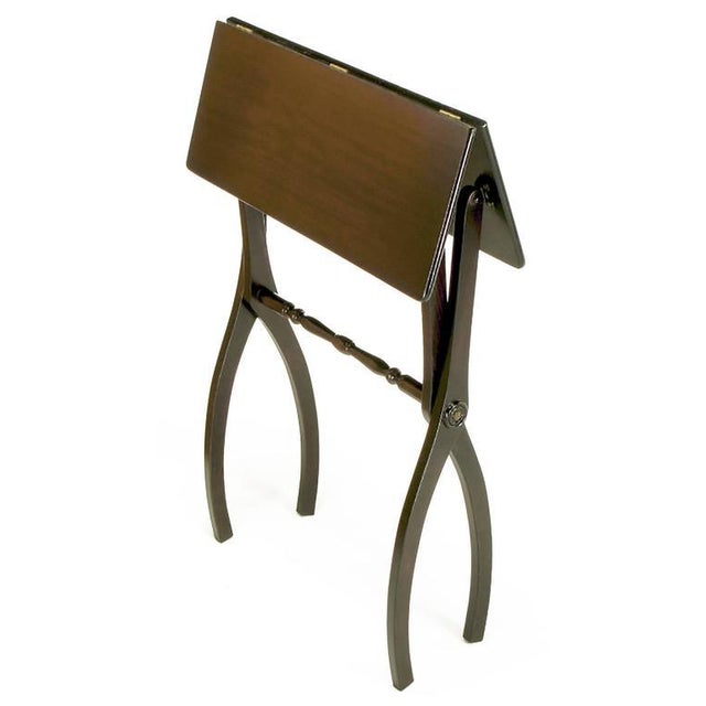 19th Century Mahogany Folding Coach Table | Chairish