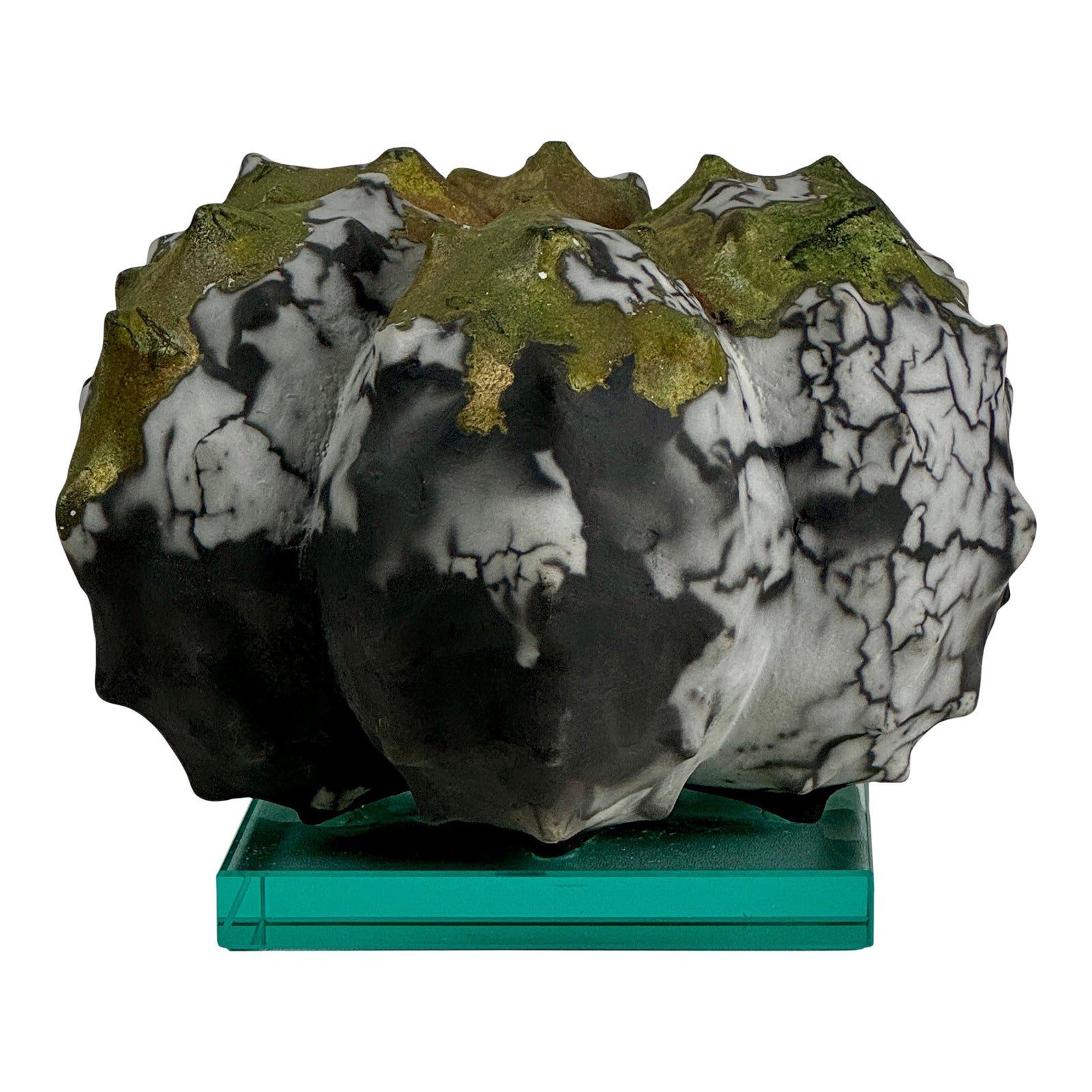 1970s Vintage Tony Evans Mid-Century Modern Raku Ceramic Sphere on ...
