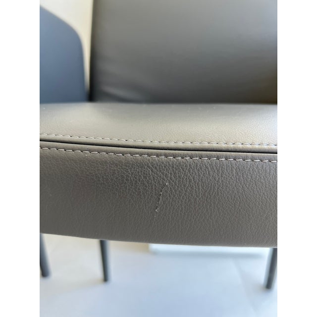 Frag Bella Grey Arm Chairs- Set of 6 | Chairish