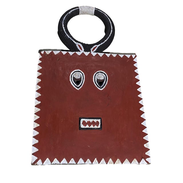 African Baule Goli Mask I Coast 41" H | Chairish