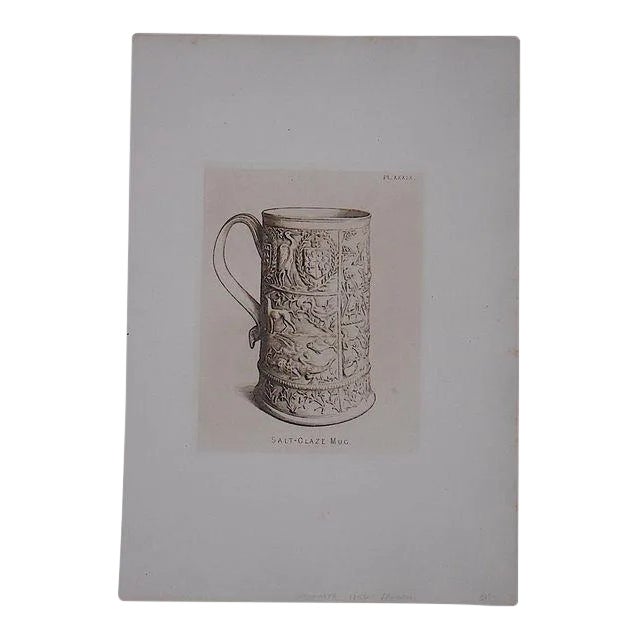 Antique Ltd. Ed. English Pottery Etching | Chairish