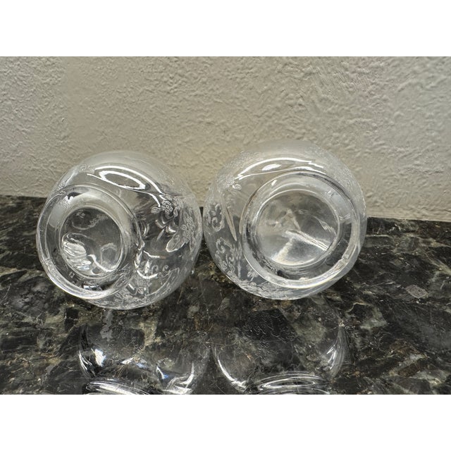 Early 20th Century Cambridge Glass Co Sterling and Glass Salt & Pepper ...